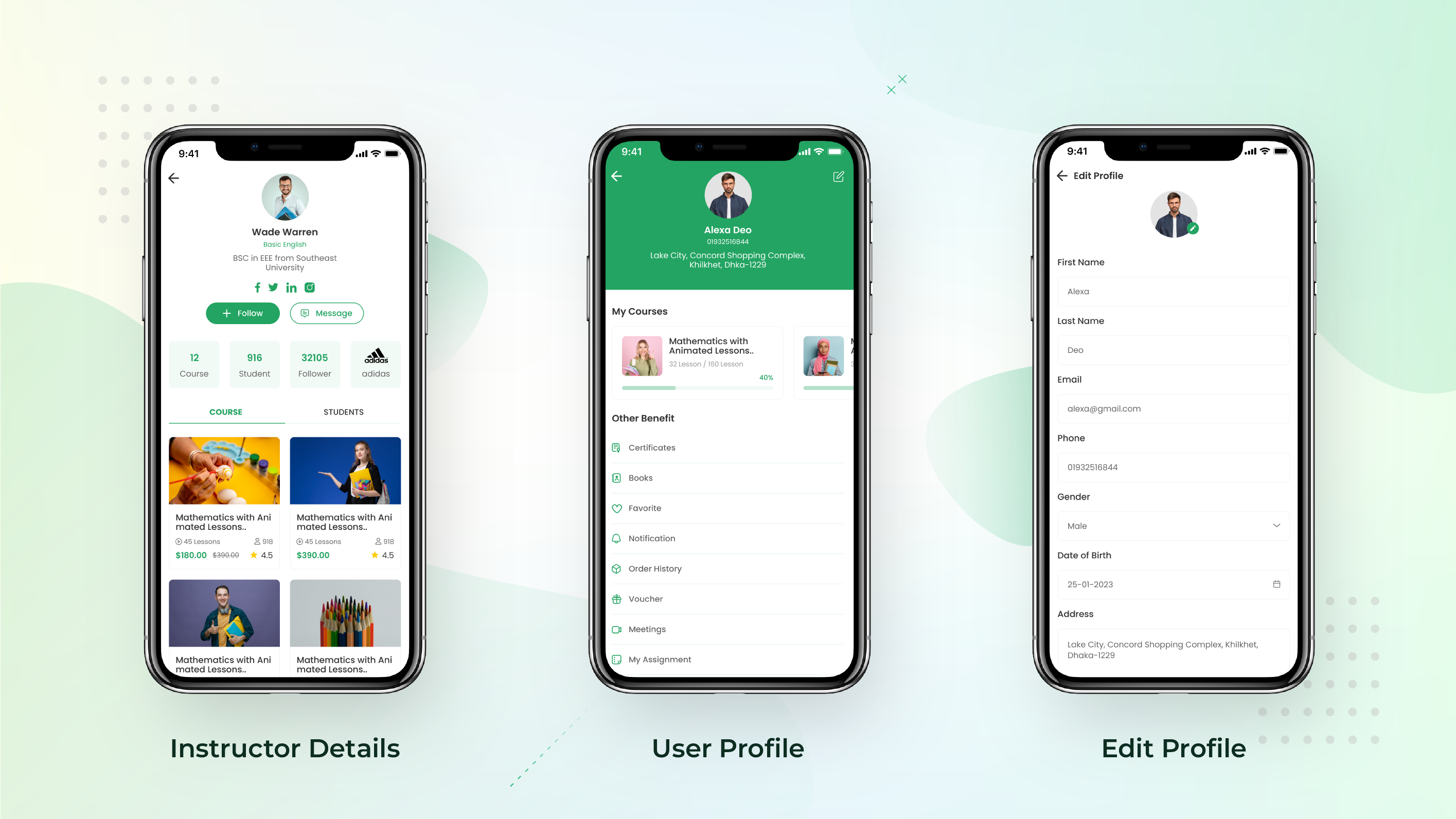 Faculty LMS Mobile App - eLearning Management System Flutter App by spagreen